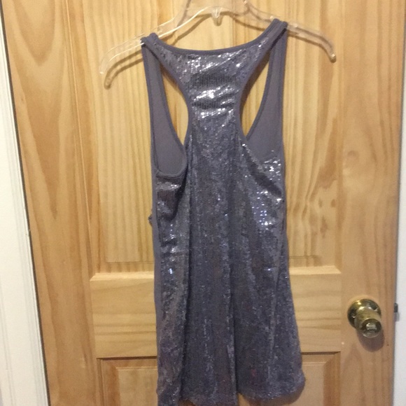 Urban Behavior | Tops | Gray Tank With Sequin | Poshmark